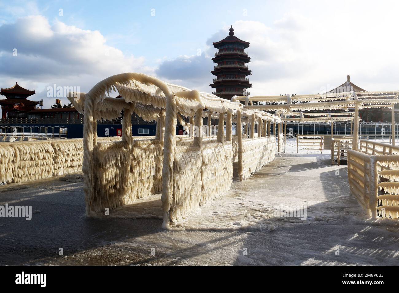 YANTAI, CHINA - JANUARY 15, 2023 - Photo taken on Jan 15, 2023 shows ...