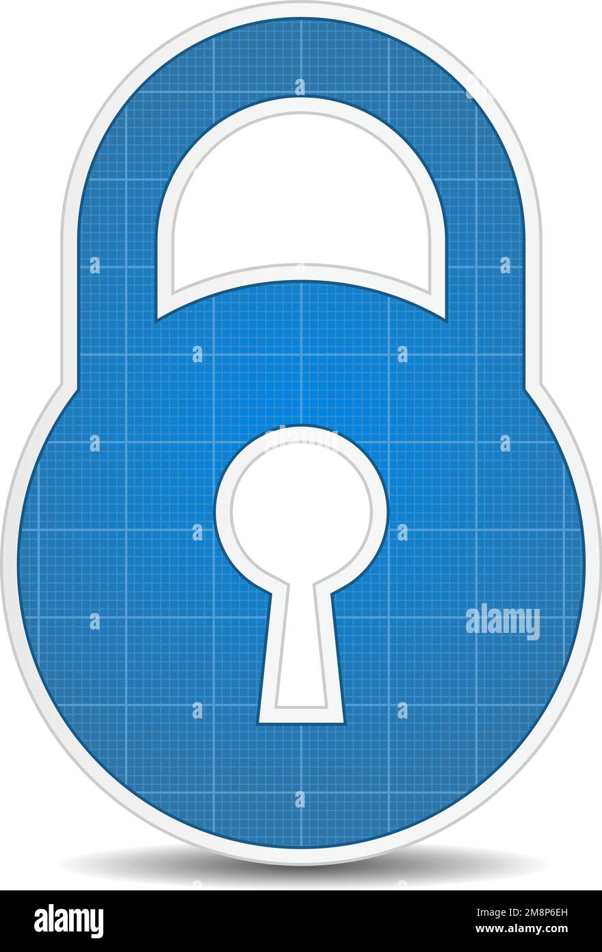 Lock icon, vector eps10 illustration Stock Vector Image & Art - Alamy