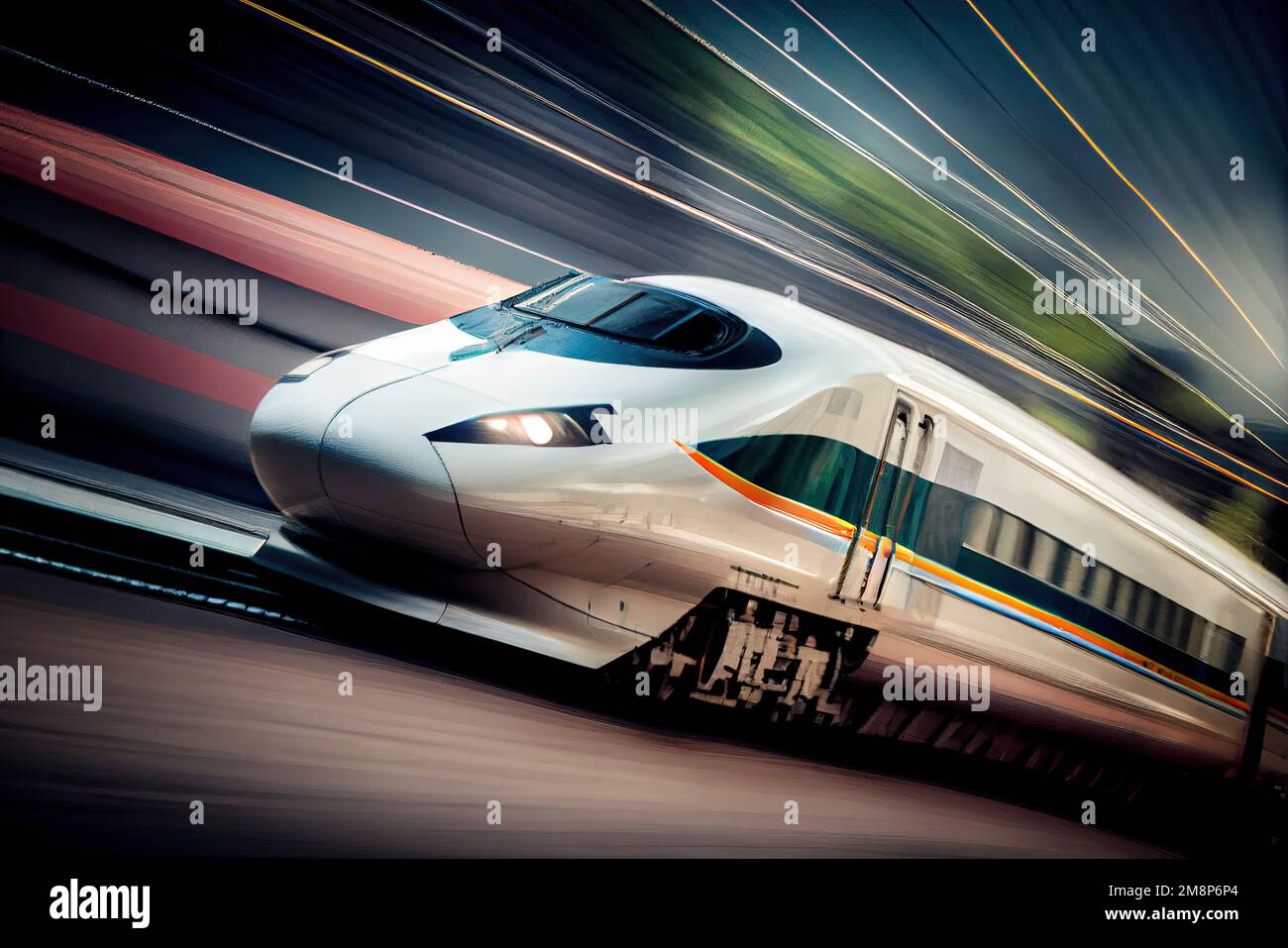 Japan bullet train illustration hi-res stock photography and images - Alamy