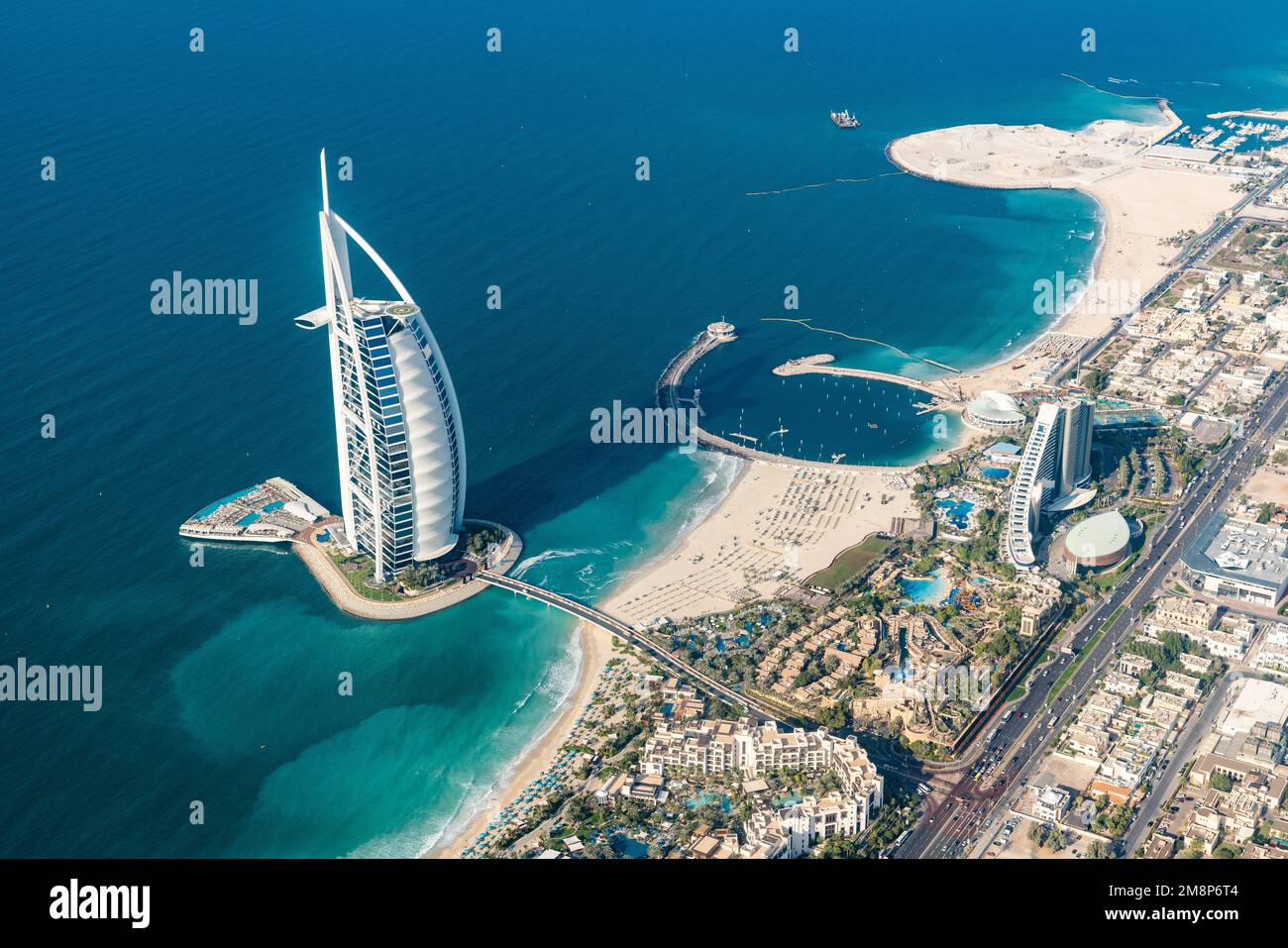 Have a bird's eye view of dubai city view Stock Photo - Alamy