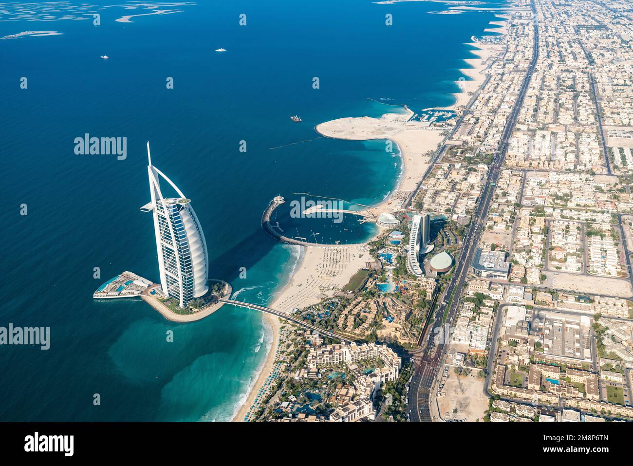 Have a bird's eye view of dubai city view Stock Photo - Alamy