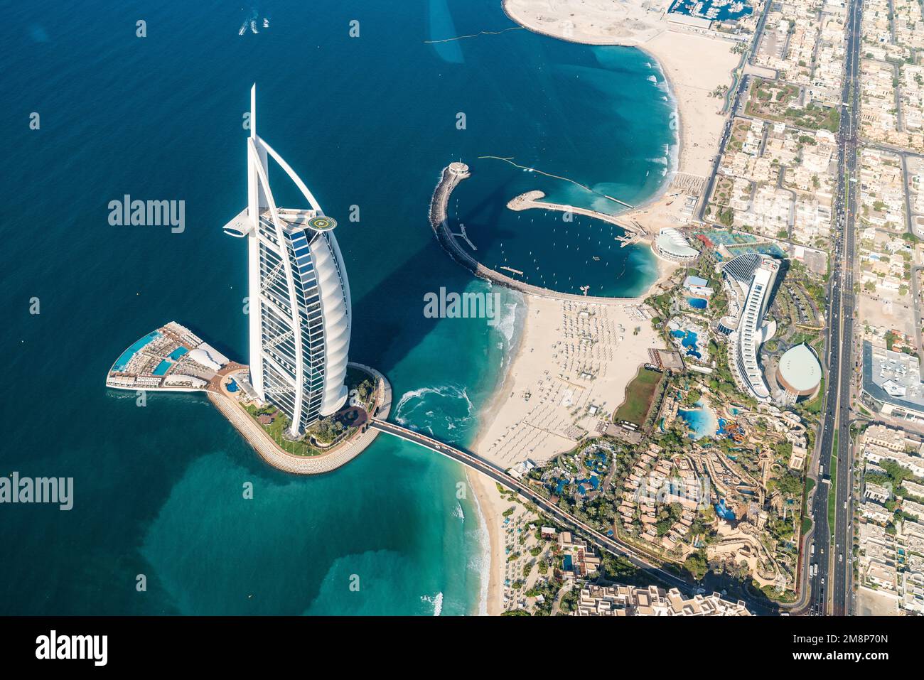 Aerial view coastline tourist resorts hi-res stock photography and ...
