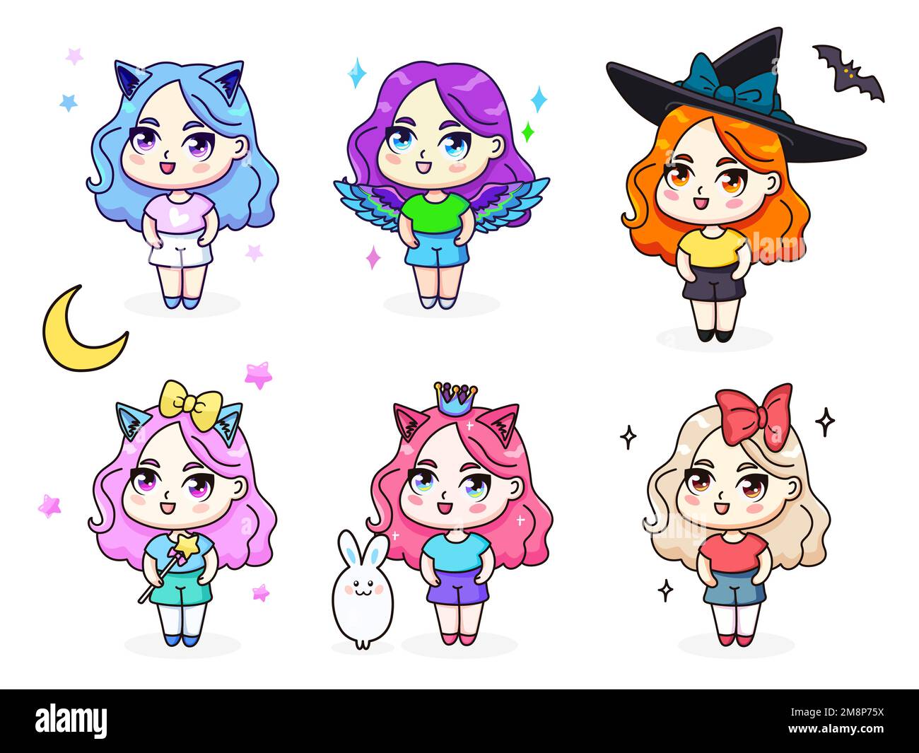 Manga girls hi-res stock photography and images - Alamy