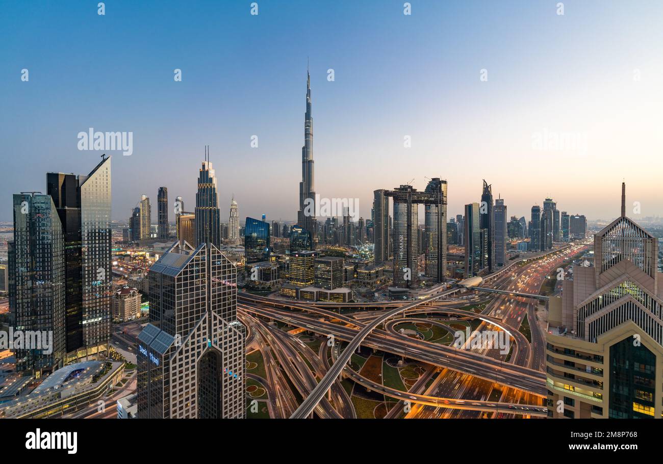 Dubai city landscape Stock Photo - Alamy