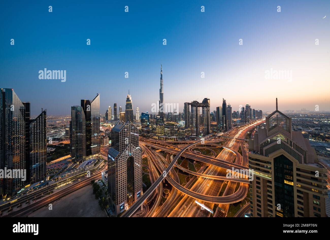 Dubai city landscape Stock Photo - Alamy