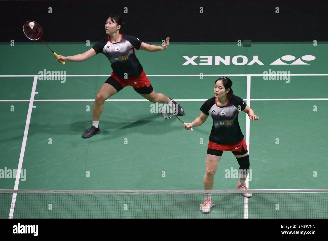 Kuala Lumpur, Malaysia. 15th Jan, 2023. Baek Ha Na (L)/Lee Yu Lim ...