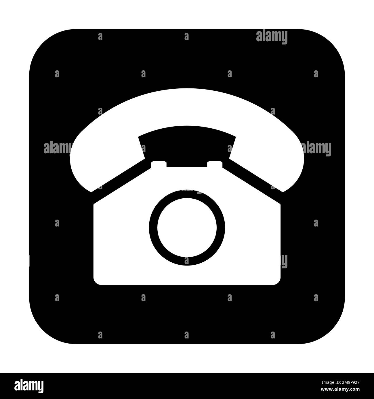 Mobile telephone symbol, smartphone icon button, chat web internet ...