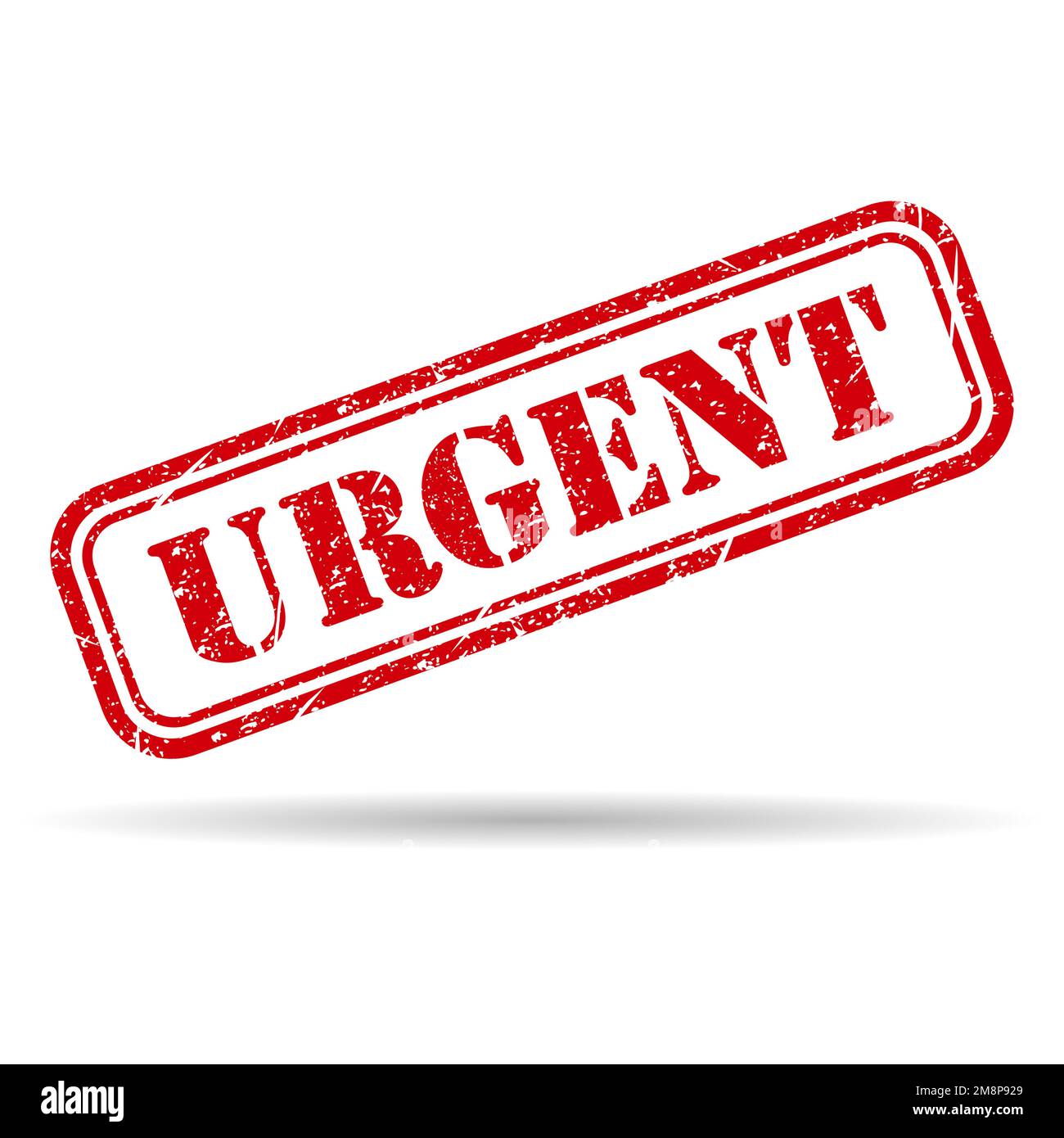 Urgent stamp symbol shadow, label sticker sign button, text banner ...