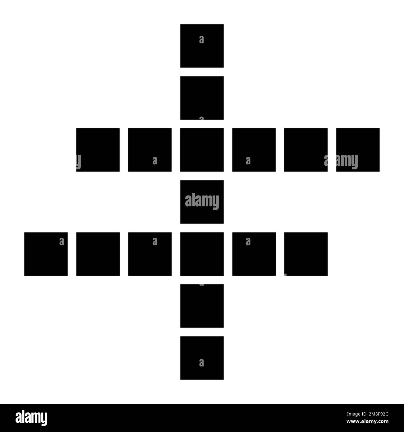 Crossword concept icon, cross word graphic symbol, web flat vector illustration Stock Vector ...