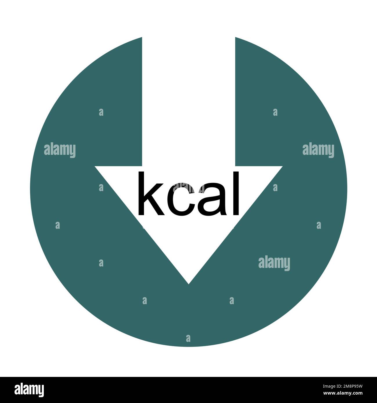 Calories Healthy Diet Icon Nutrition Food Low Sign Kcal Zero Web Vector Illustration Stock