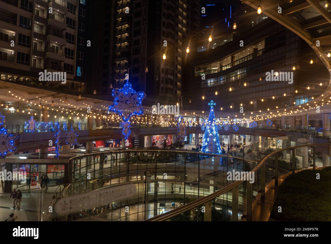 City view at night with sparkling lights background Stock Photo - Alamy