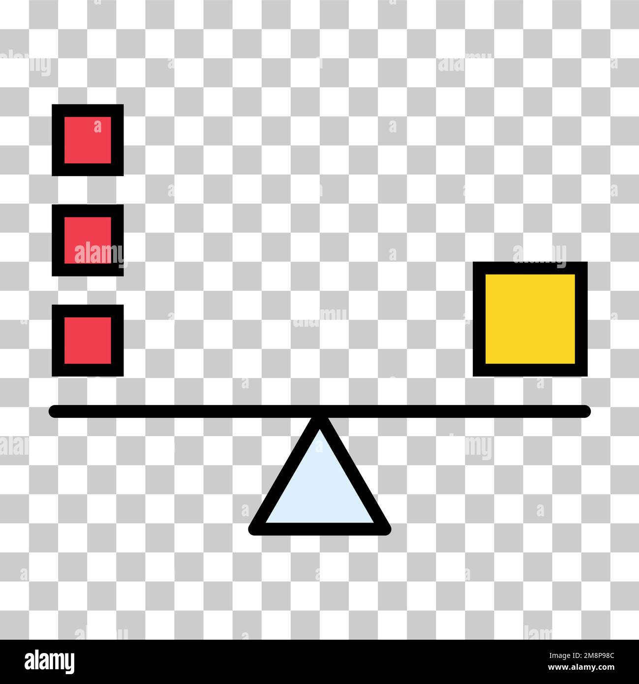 Balance harmony justice vector icon isolated on background. Business ...