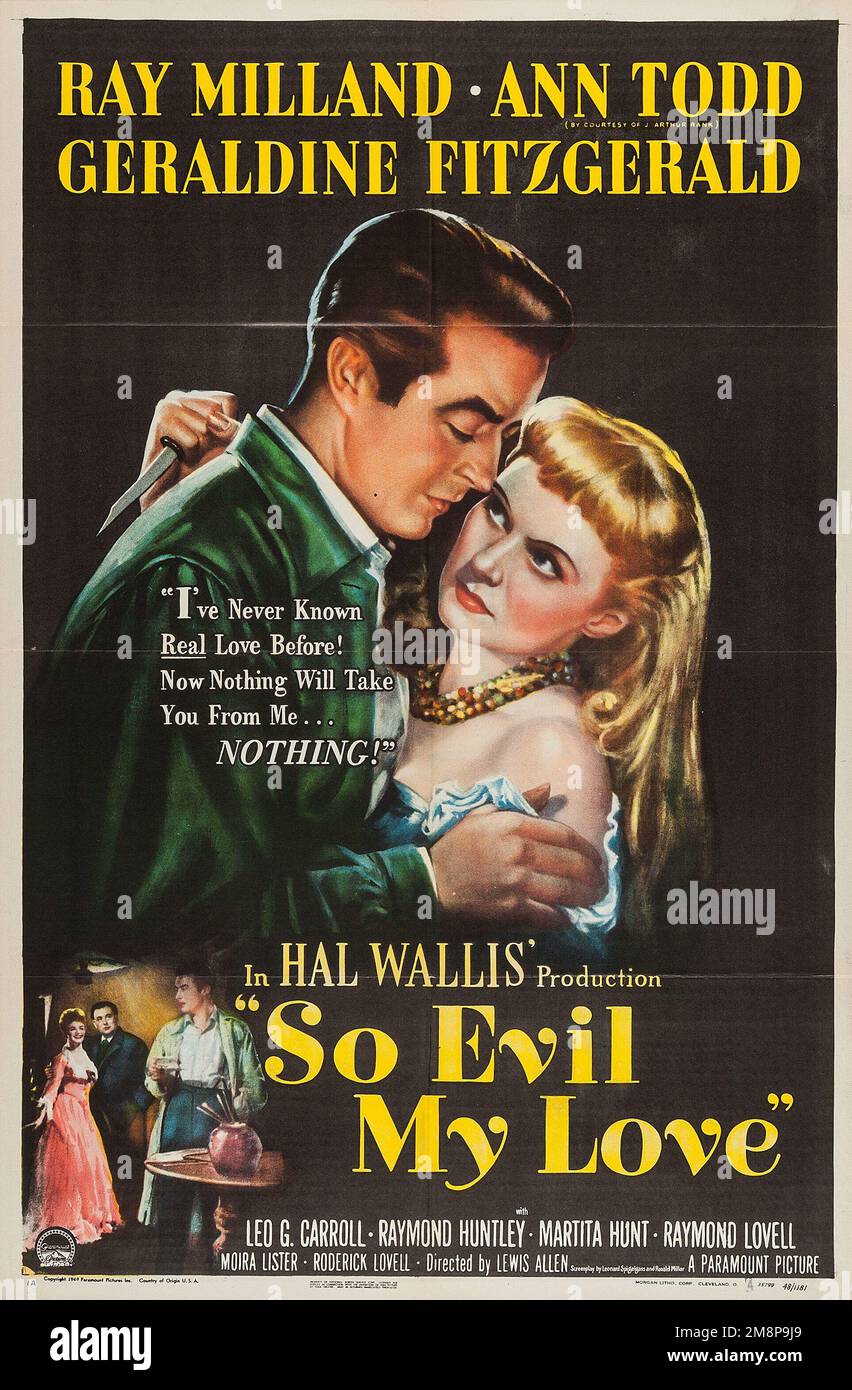SO EVIL MY LOVE (1948), directed by LEWIS ALLEN. Credit: PARAMOUNT ...