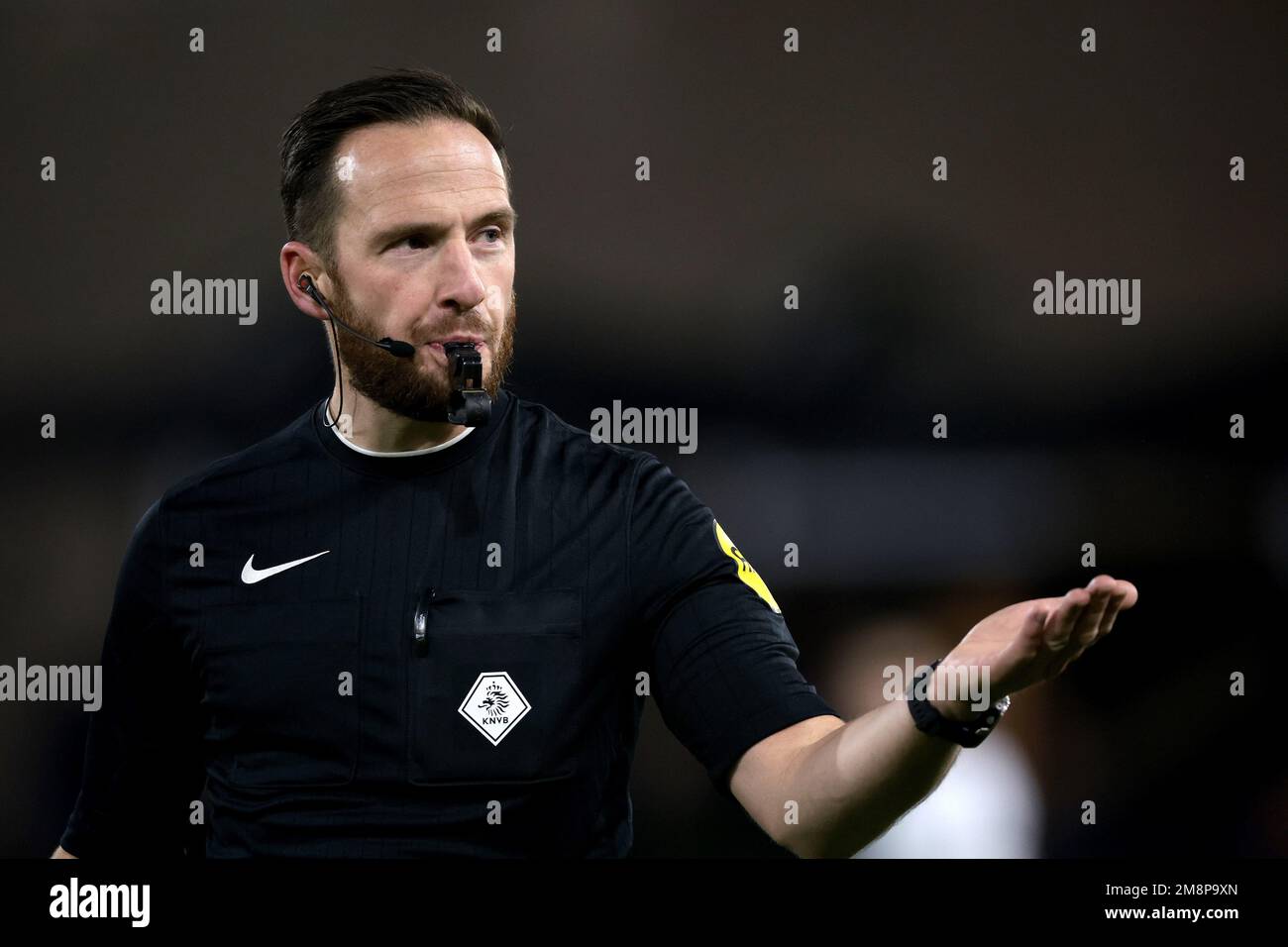 Netherlands. 14th Jan, 2023. ROTTERDAM - Referee Edwin van de Graaf ...