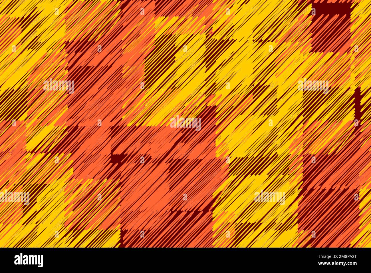 Red and Yellow Hatched Rectangles Seamless Background Stock Vector ...