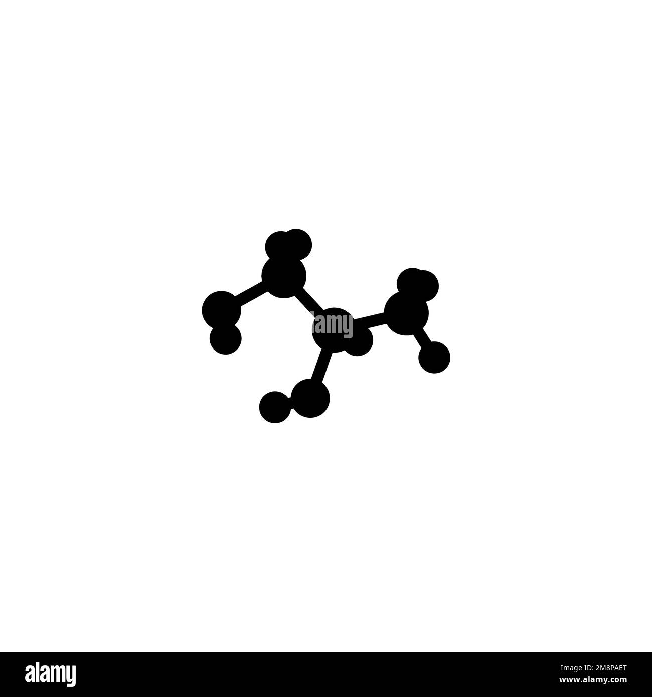 Molecule icon. Simple style chemical science poster background symbol ...