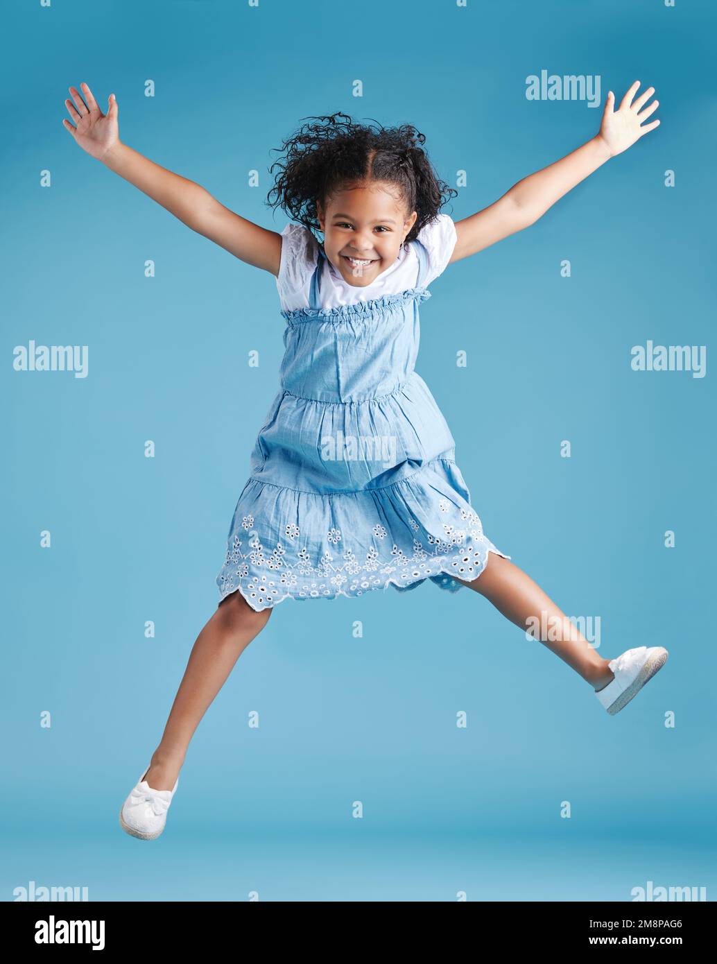 Girl Jumping In Air
