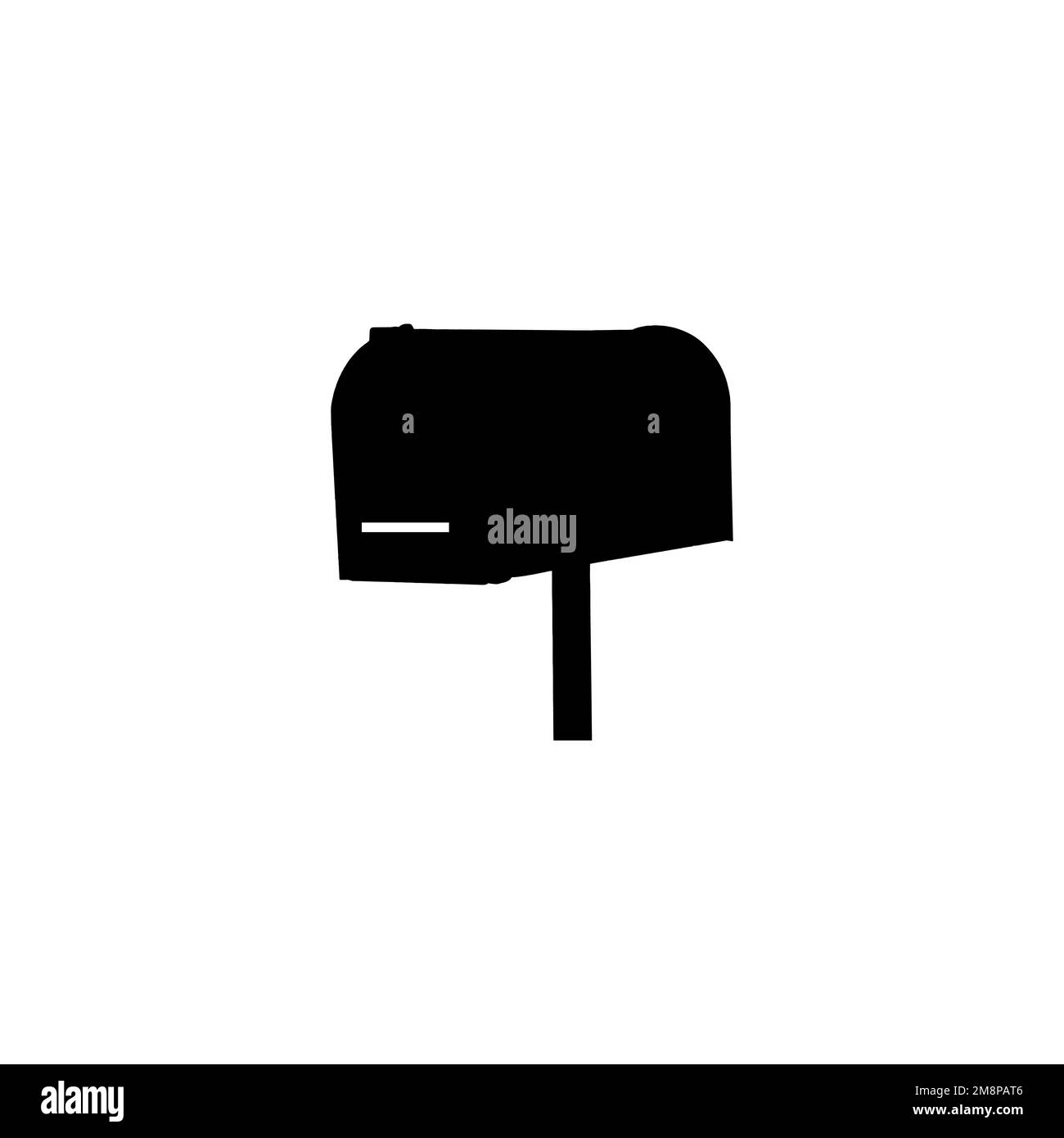 Mailbox icon. Simple style cargo company big sale poster background ...
