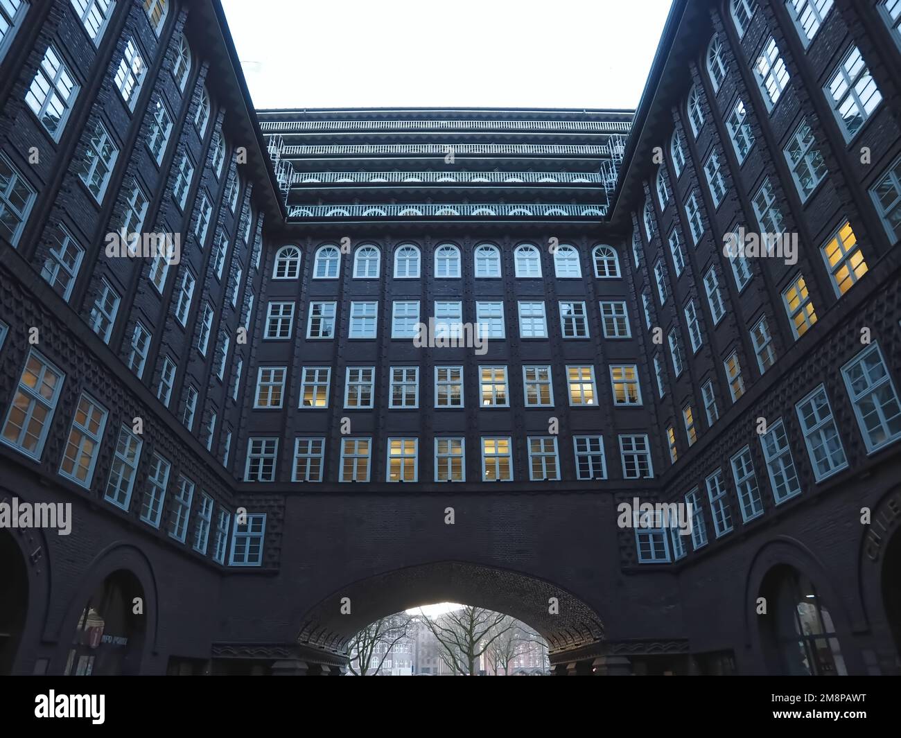 Fmaous building Chilehaus in Hamburg in Germany Stock Photo - Alamy