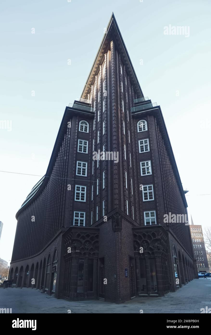 Famous building Chilehaus in Hamburg in Germany Stock Photo - Alamy