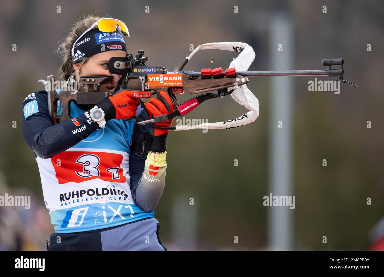 Ruhpolding, Germany. 14th Jan, 2023. Biathlon: World Cup, relay 4 x 6 ...