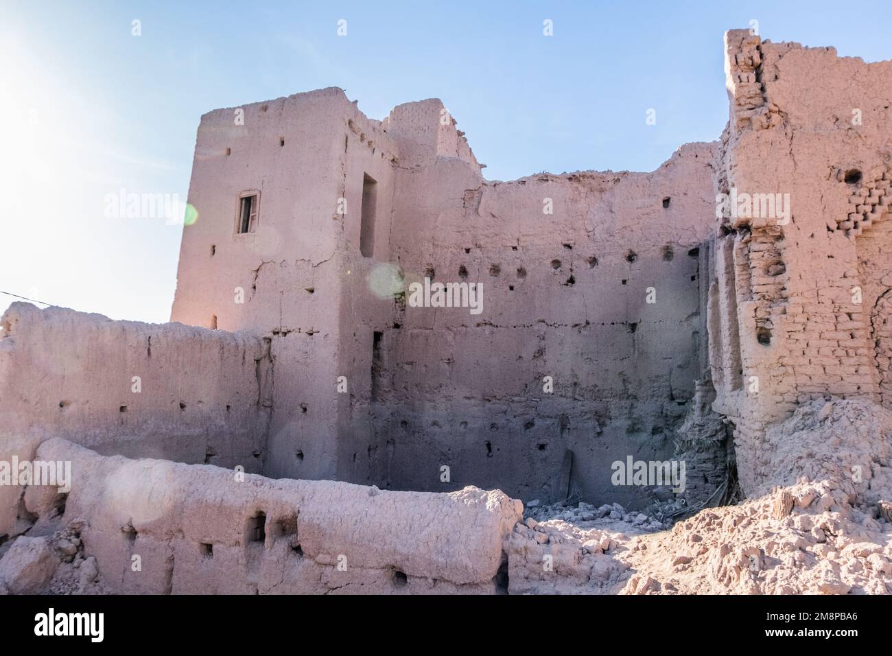 Ancient Kasbah in Morocco - An ancient fortress, with towering walls ...