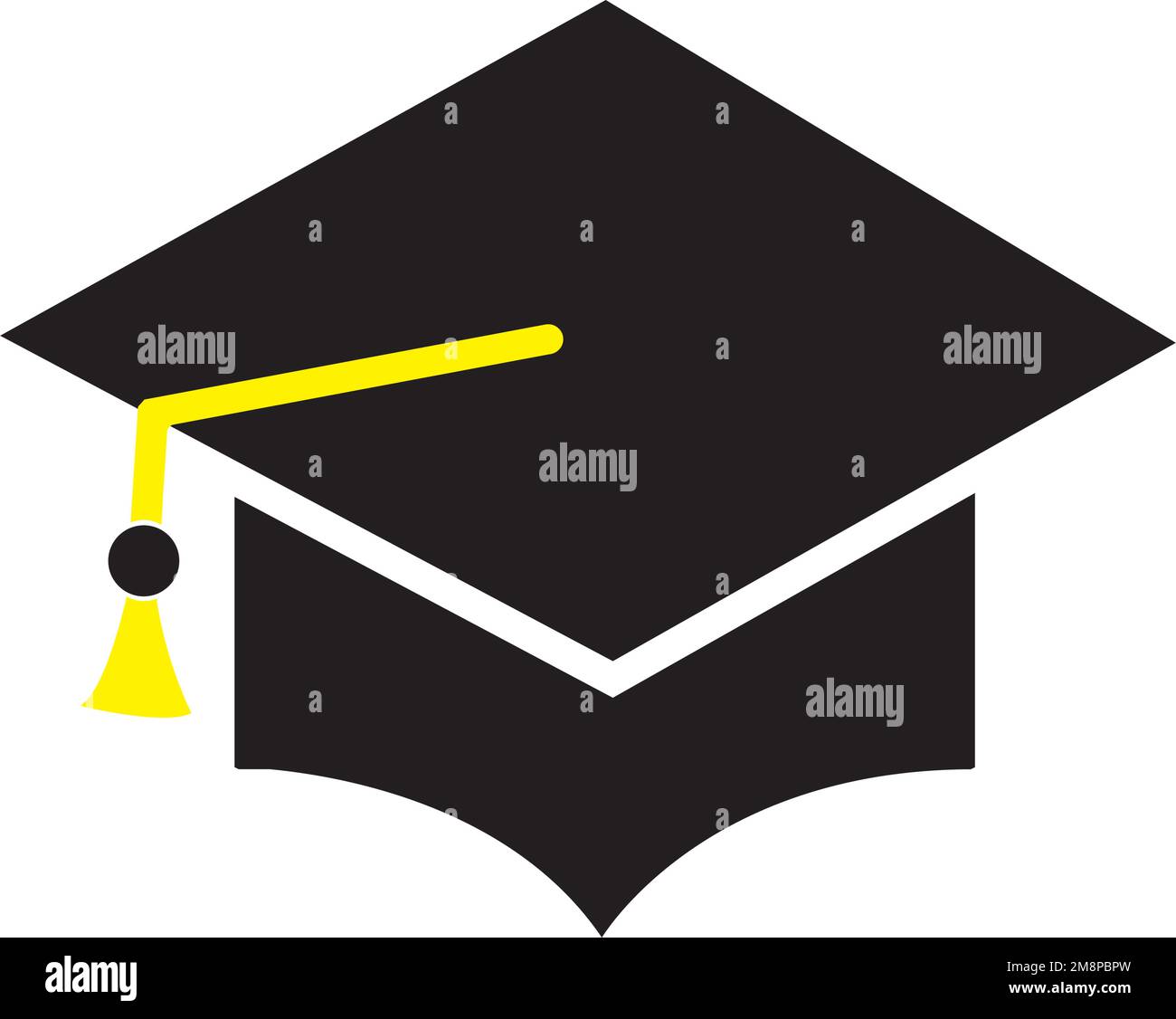 bachelor hat logo vektor template Stock Vector Image & Art - Alamy