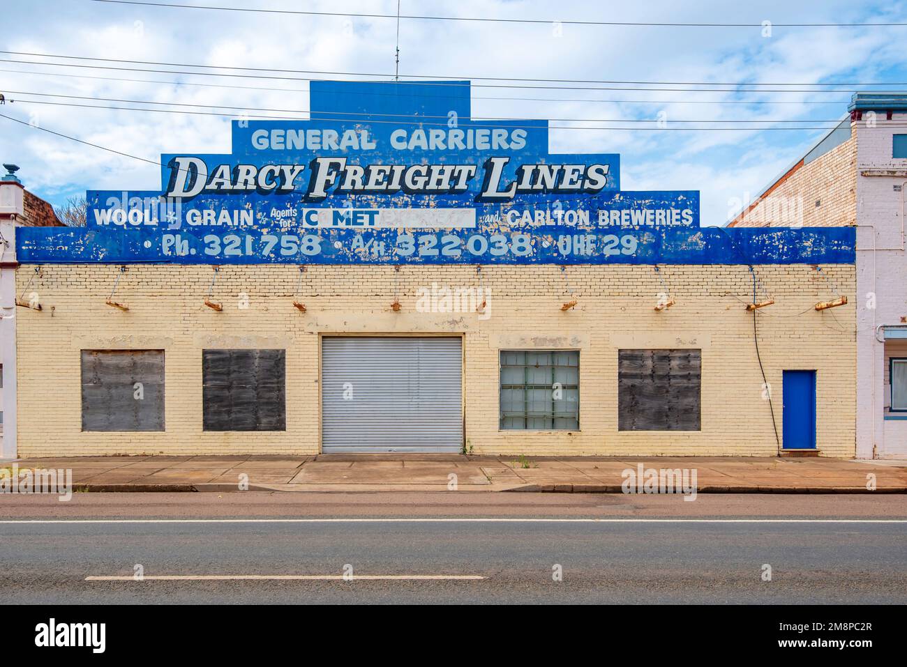 The former office and warehouse of Darcy Freight Lines in Nyngan, New ...