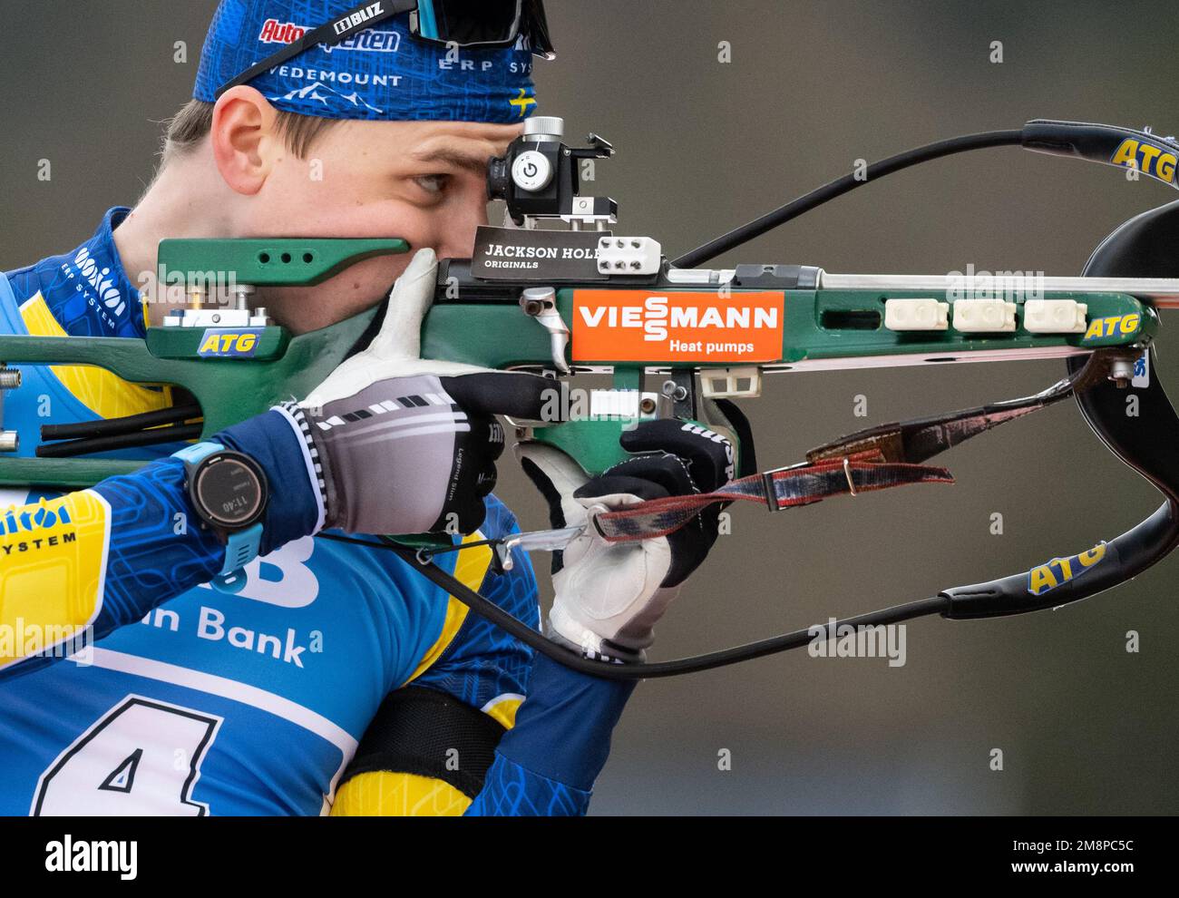 Ruhpolding, Germany. 13th Jan, 2023. Biathlon: World Cup, relay 4 x 7.5 ...