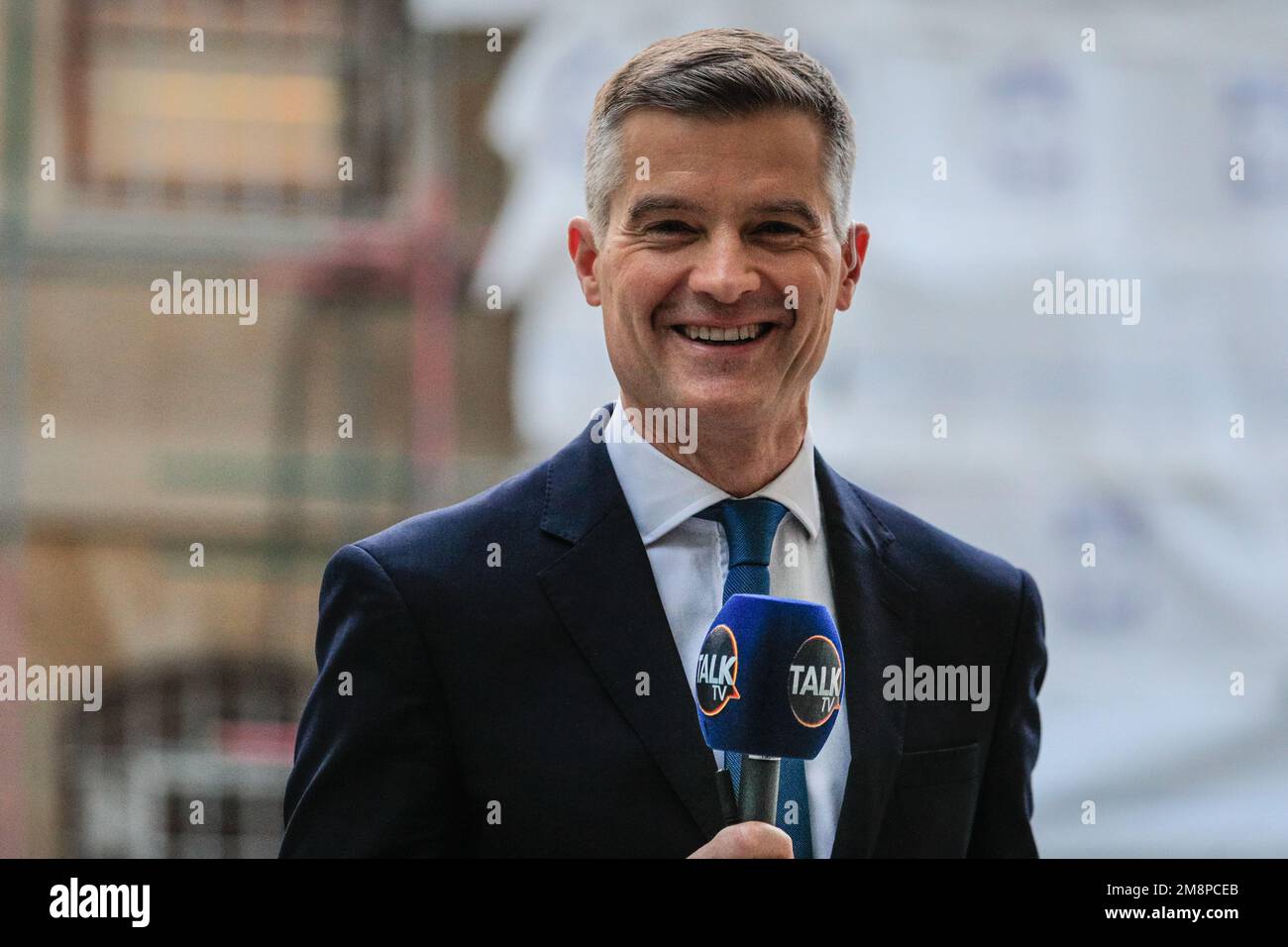 London, UK. 15th Jan, 2023. Mark Harper, MP, Transport Secretary ...
