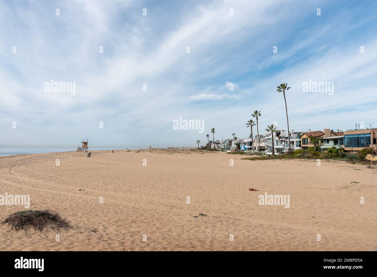The Balboa Beach in Newport Beach California in the daylight Stock ...