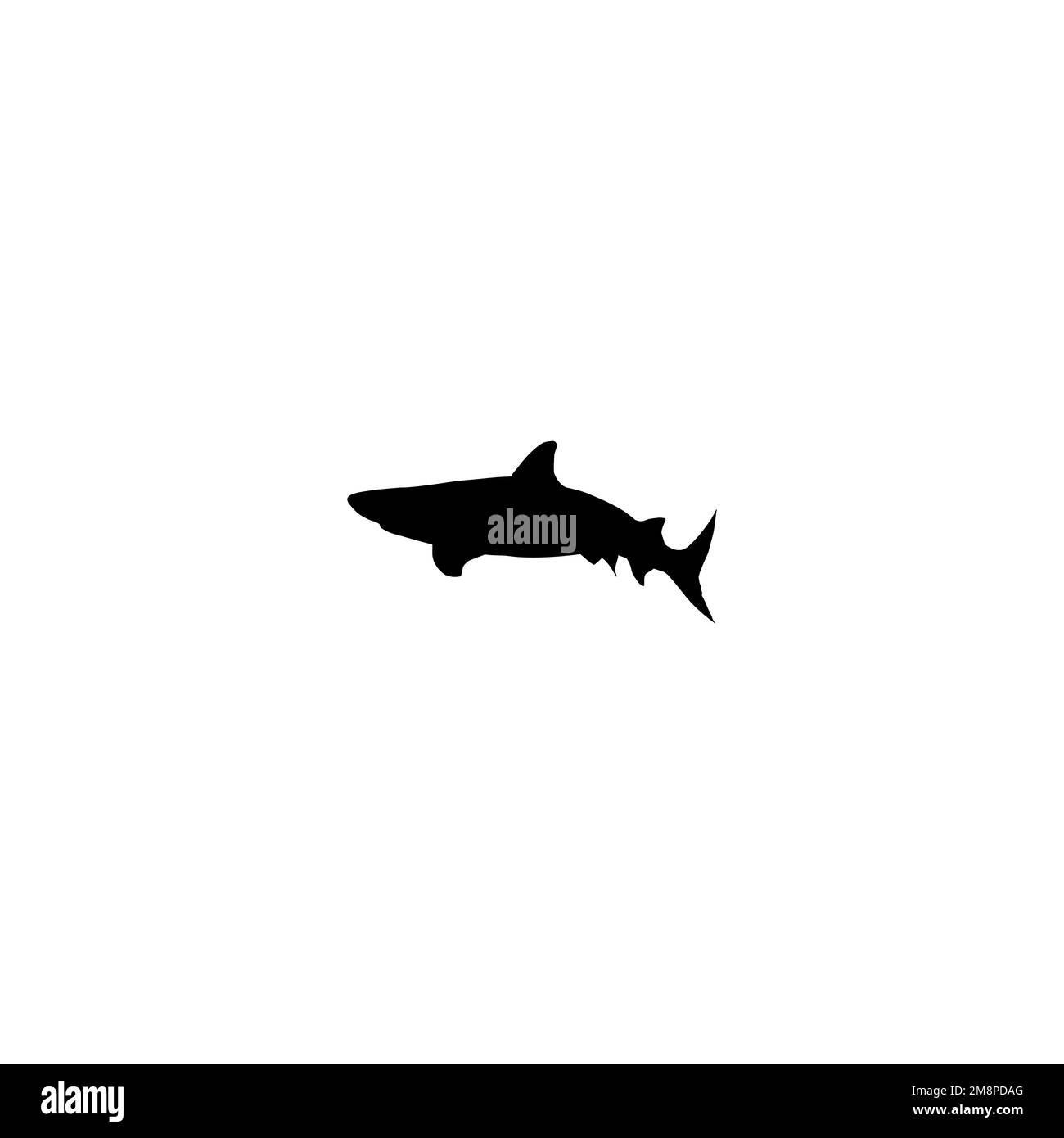 Shark icon. Simple style sea travel agency poster background symbol ...