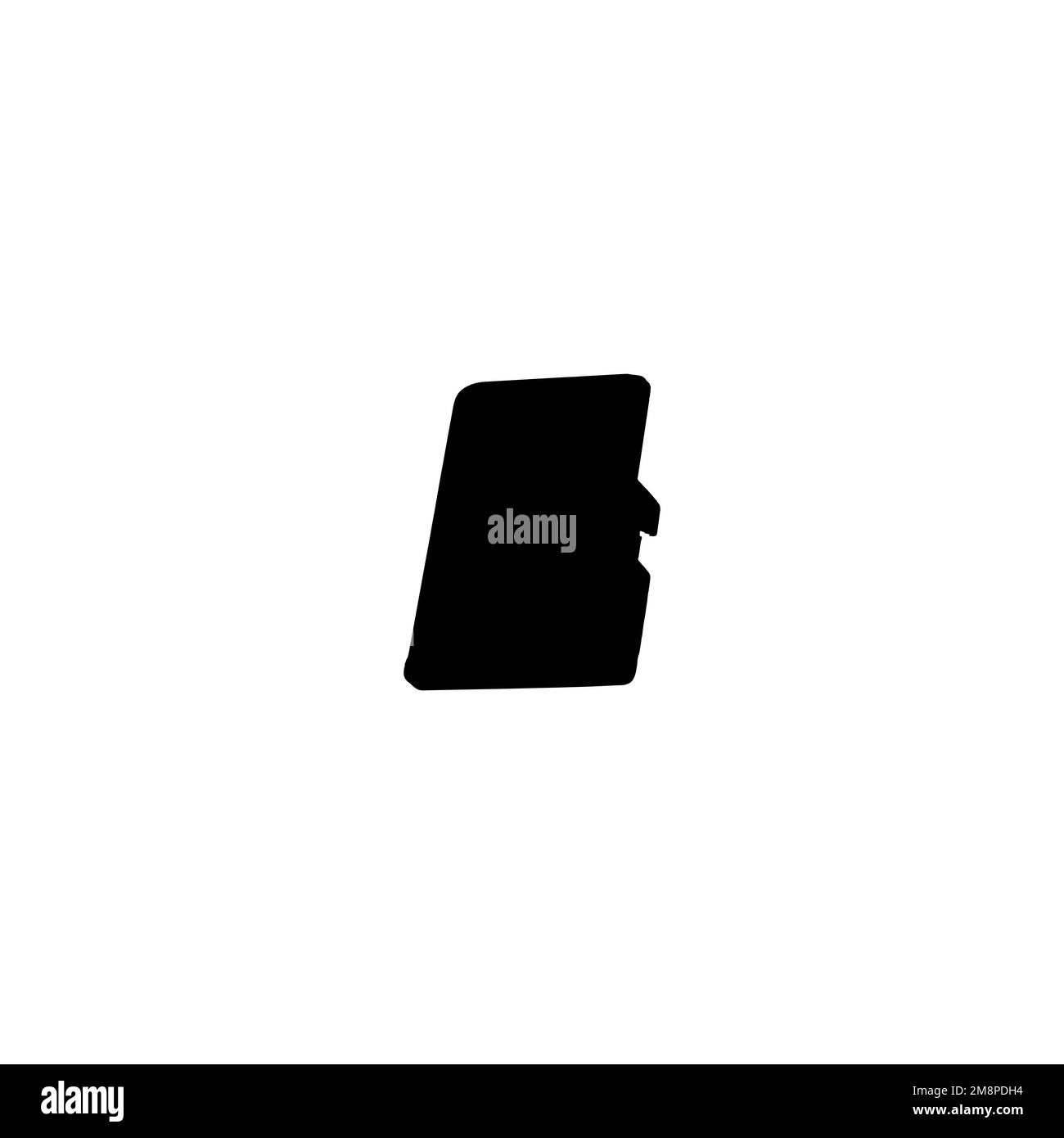 Micro memory card icon. Simple style local server poster background ...