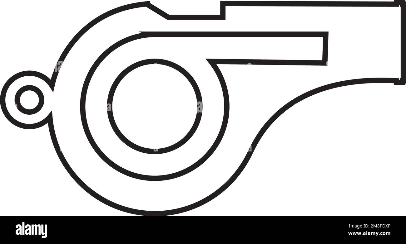 whistle icon logo vectortemplate Stock Vector Image & Art - Alamy