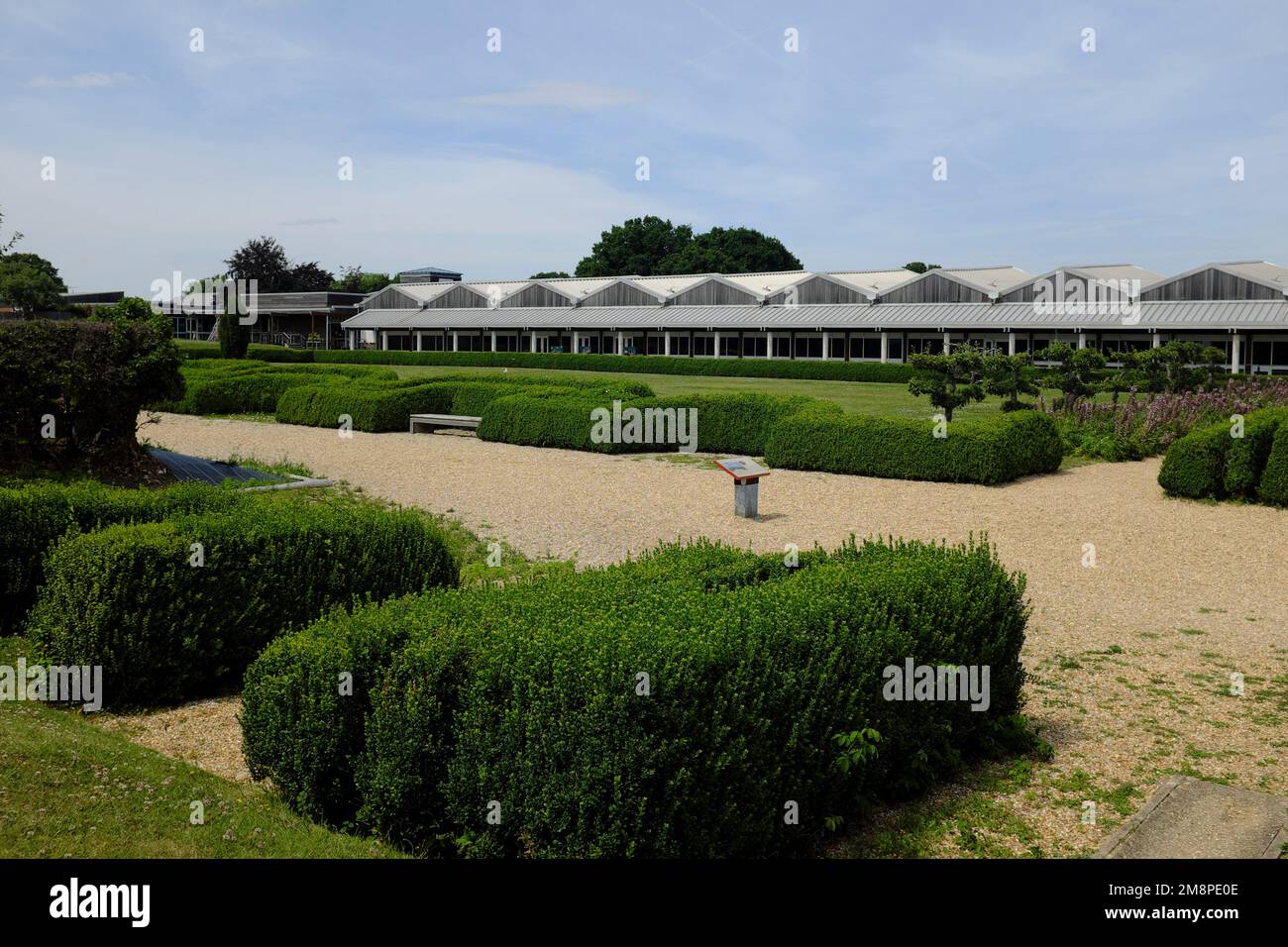Structure covering the remains of Fishbourne Roman palace, Chichester ...