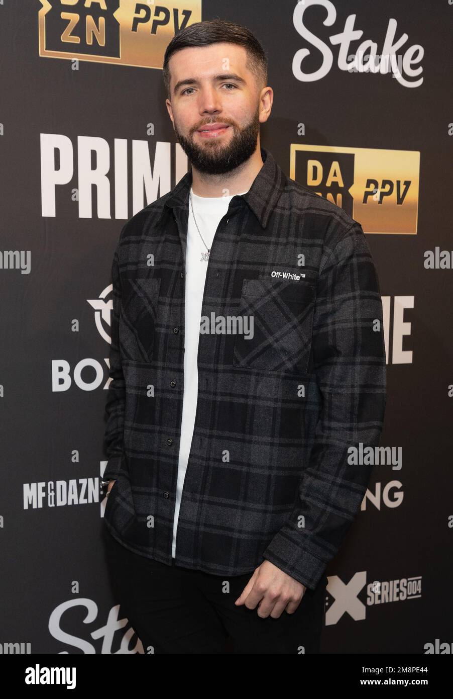 Joshua Bradley arrives for the KSI v FaZe Temperrr fight at OVO Arena ...