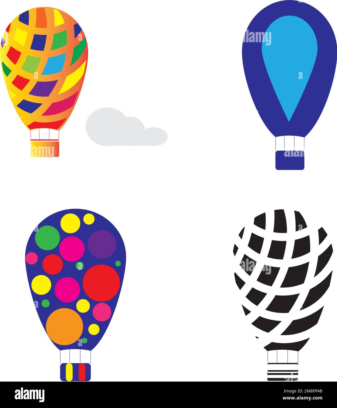 balloon icon logo vector template Stock Vector Image & Art - Alamy