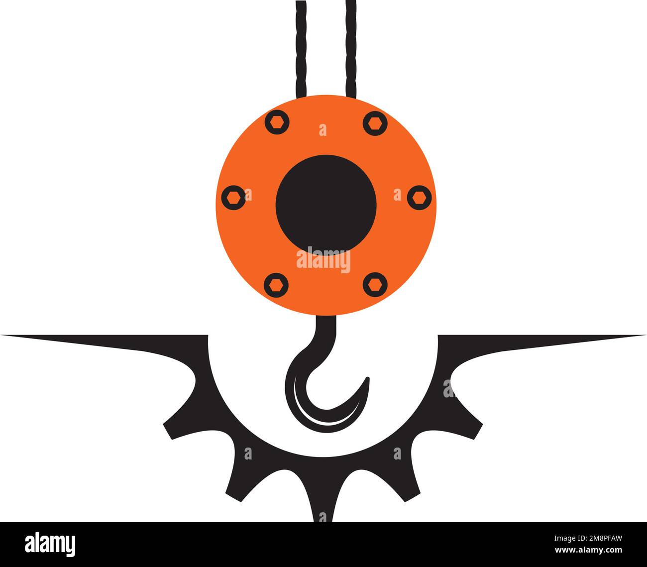 crane icon logo vectortemplate Stock Vector Image & Art - Alamy