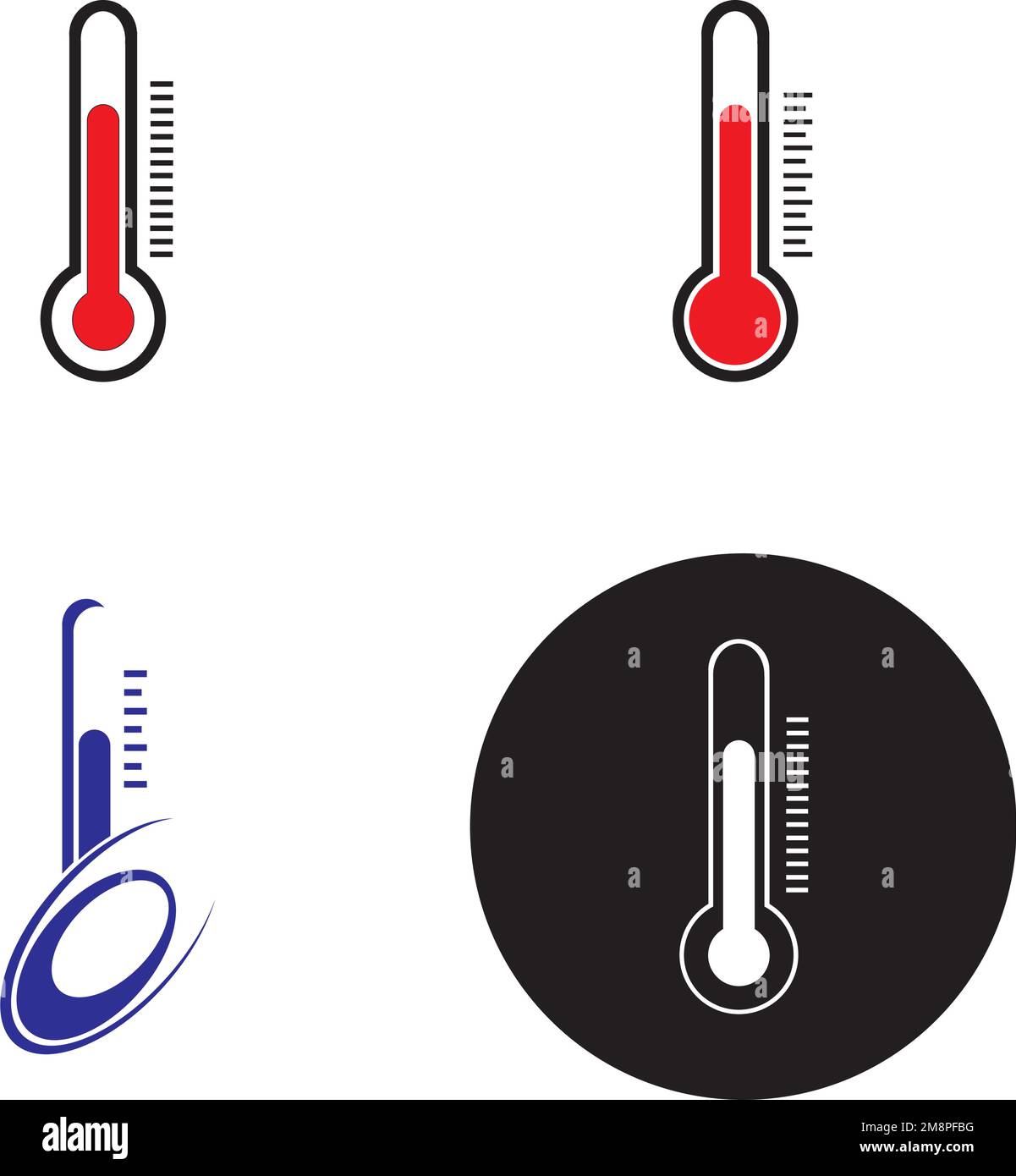 termometer logo stock illustration design Stock Vector Image & Art - Alamy