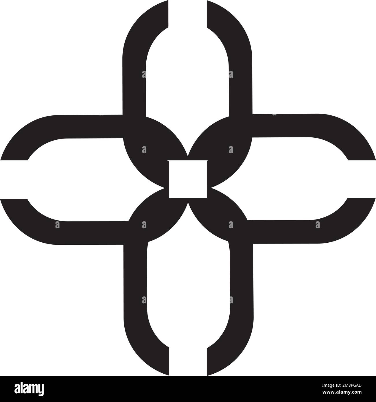 chain icon logo vector template Stock Vector Image & Art - Alamy