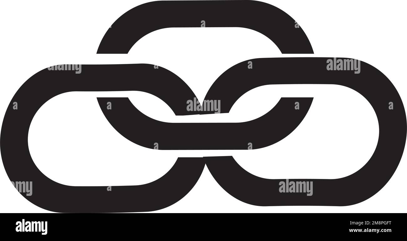 chain icon logo vector template Stock Vector Image & Art - Alamy