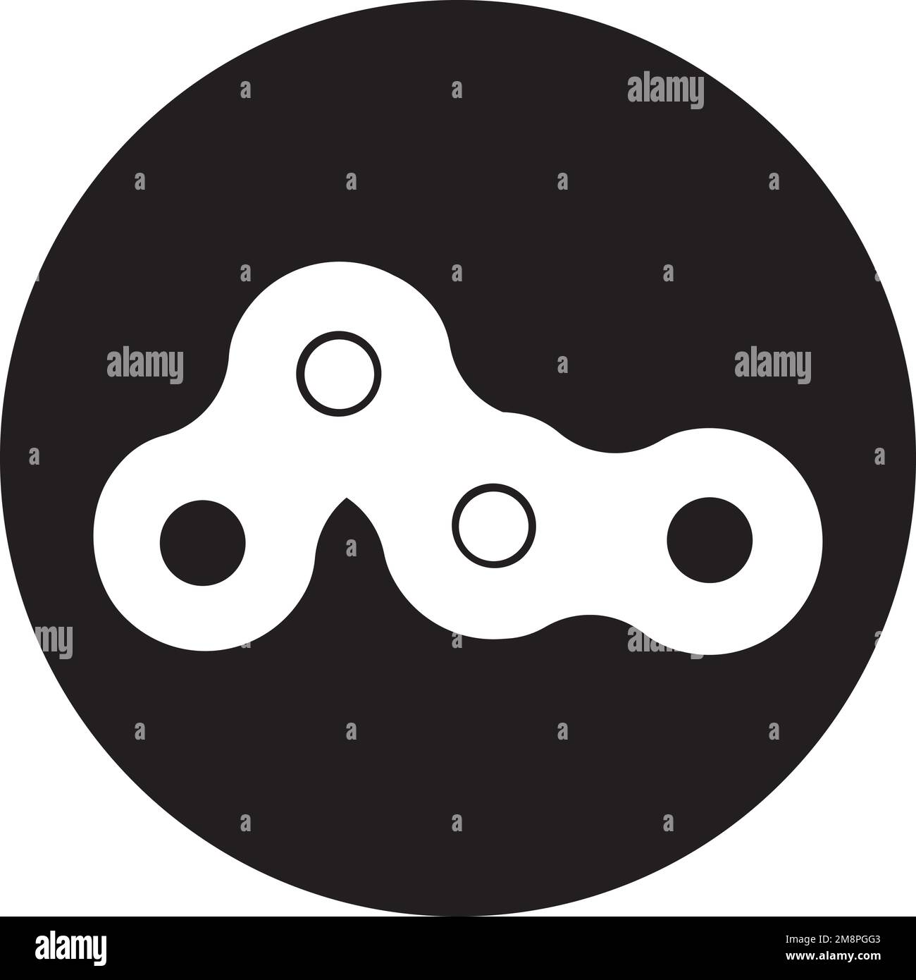 chain icon logo vector template Stock Vector Image & Art - Alamy