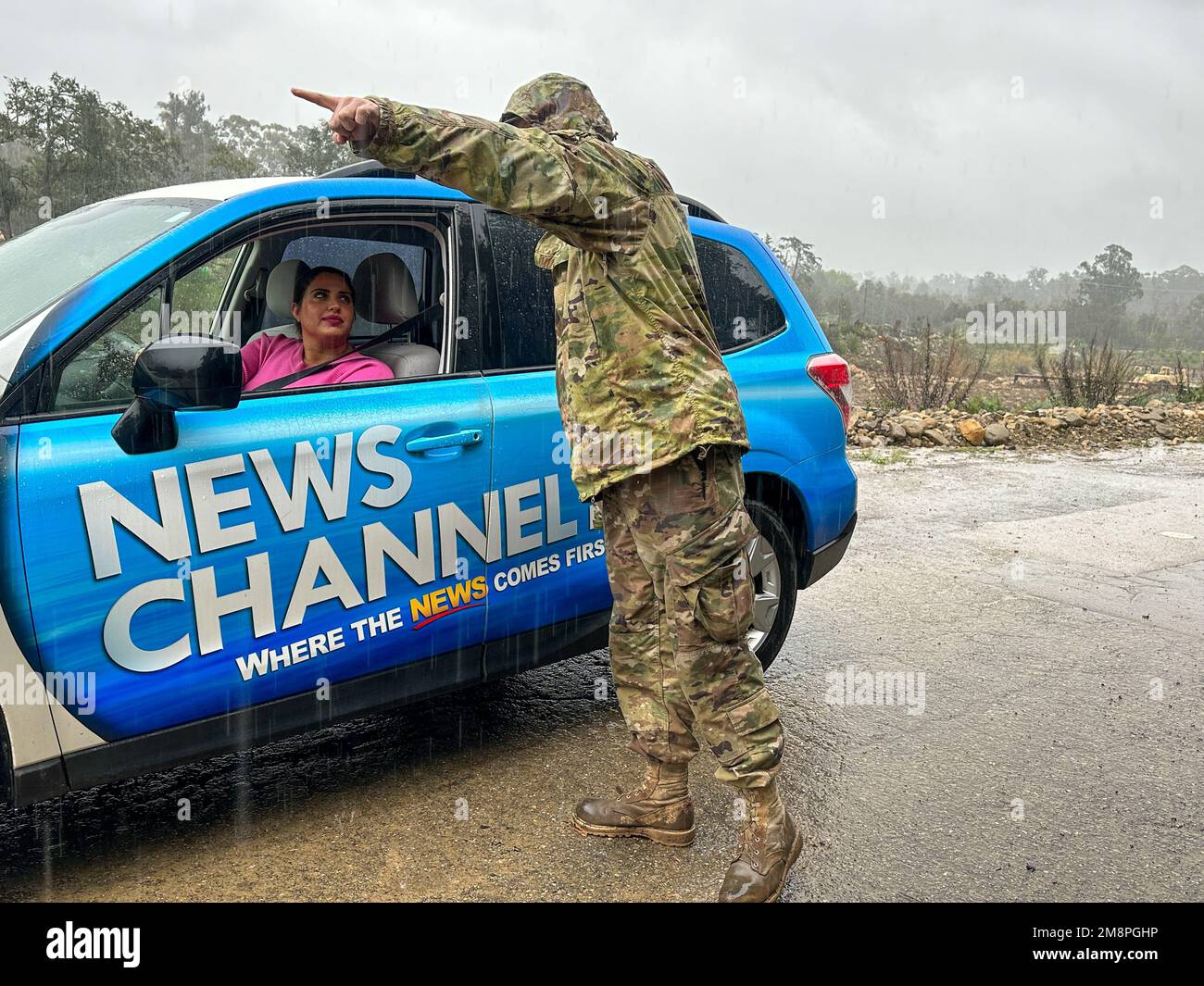 Santa Barbara, California, U.S.A. 14th Jan, 2023. Television news ...