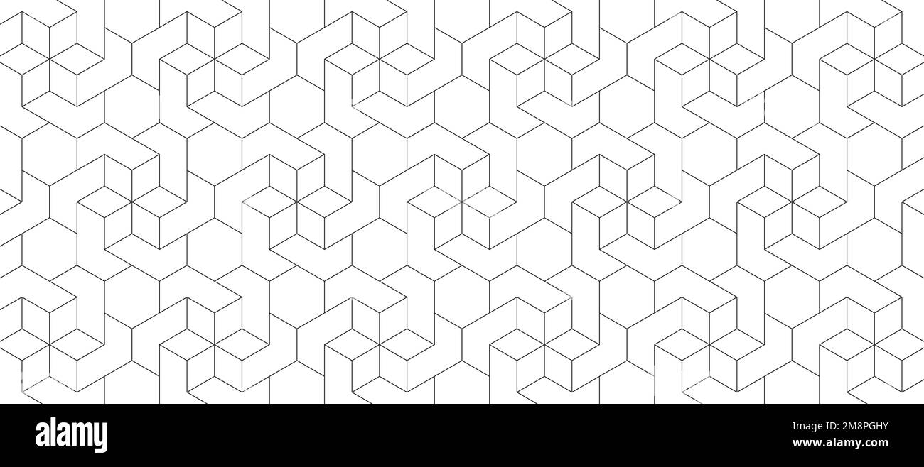 Abstract Black White Star Shape Geometric Texture Background Polygon Pattern Traditional