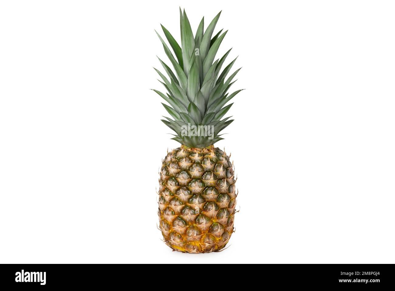 Fresh juicy tasty pineapple whole isolated Stock Photo - Alamy