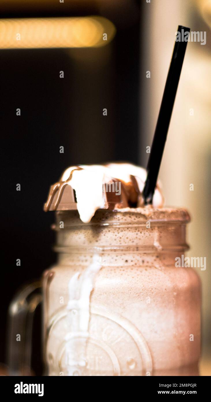 Monster Chocolate Wafer Shake with Ice Cream and Whipped Cream Product ...