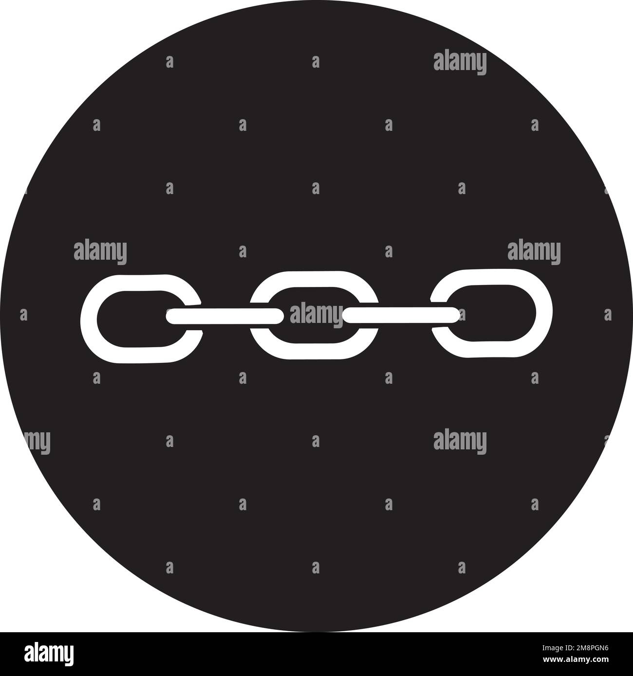 chain icon logo vector template Stock Vector Image & Art - Alamy