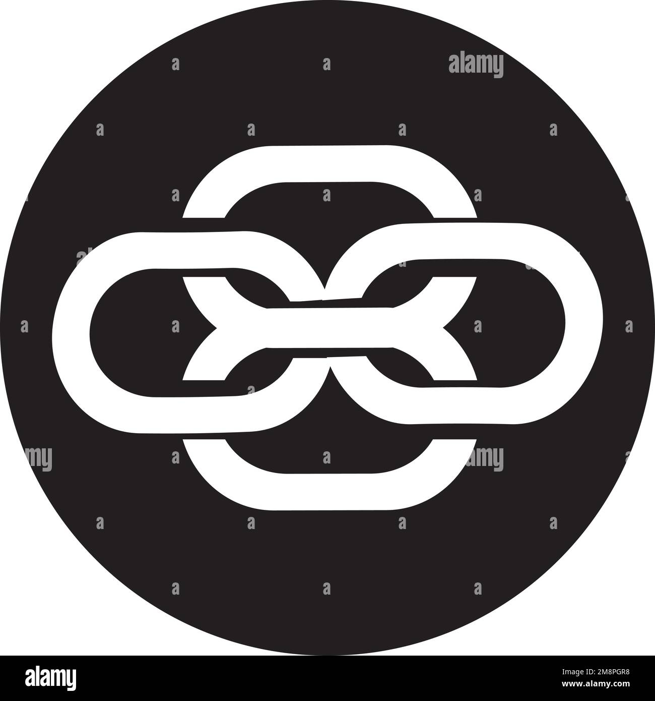chain icon logo vector template Stock Vector Image & Art - Alamy