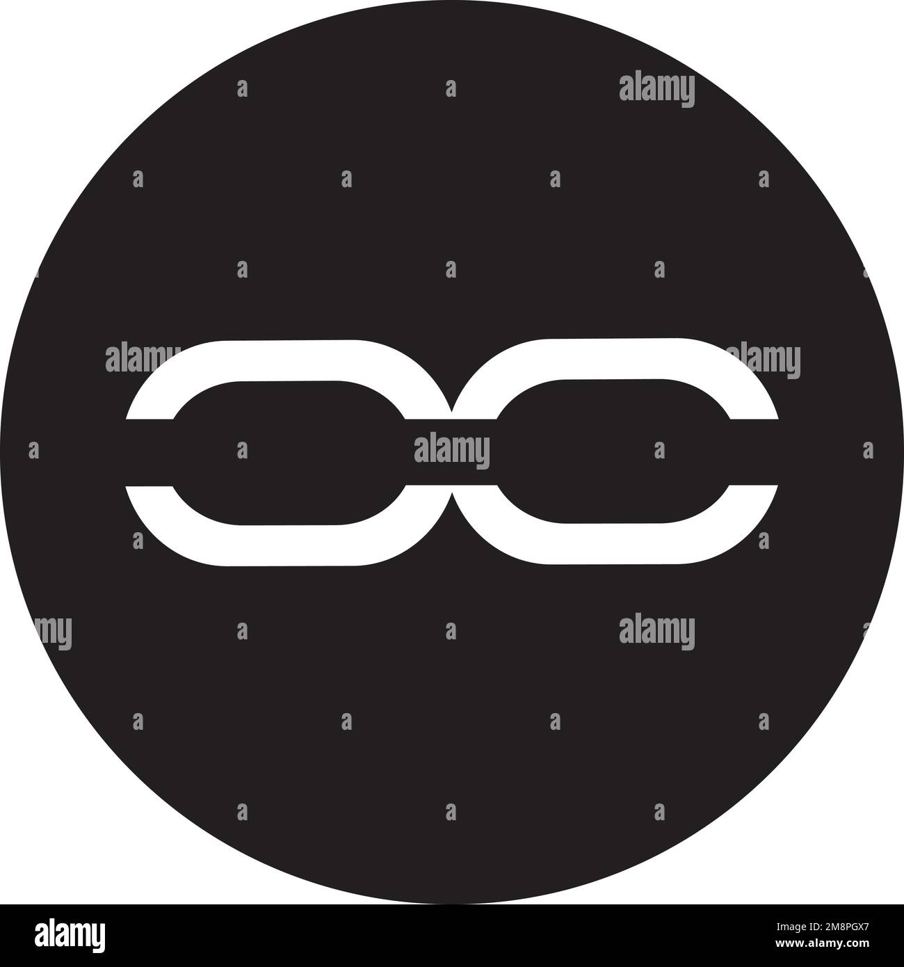 chain icon logo vector template Stock Vector Image & Art - Alamy