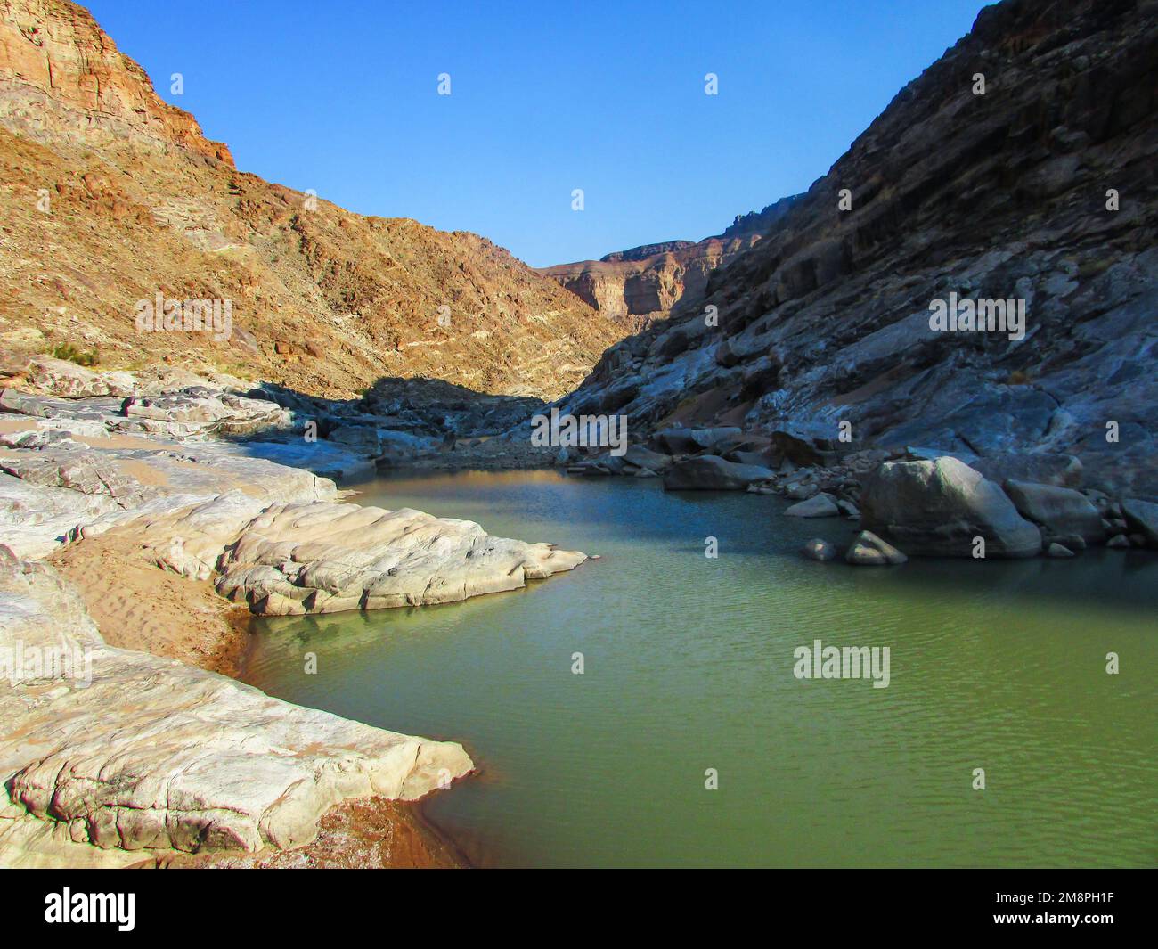 At the river within the Fish River Canyon in Namibia Stock Photo - Alamy